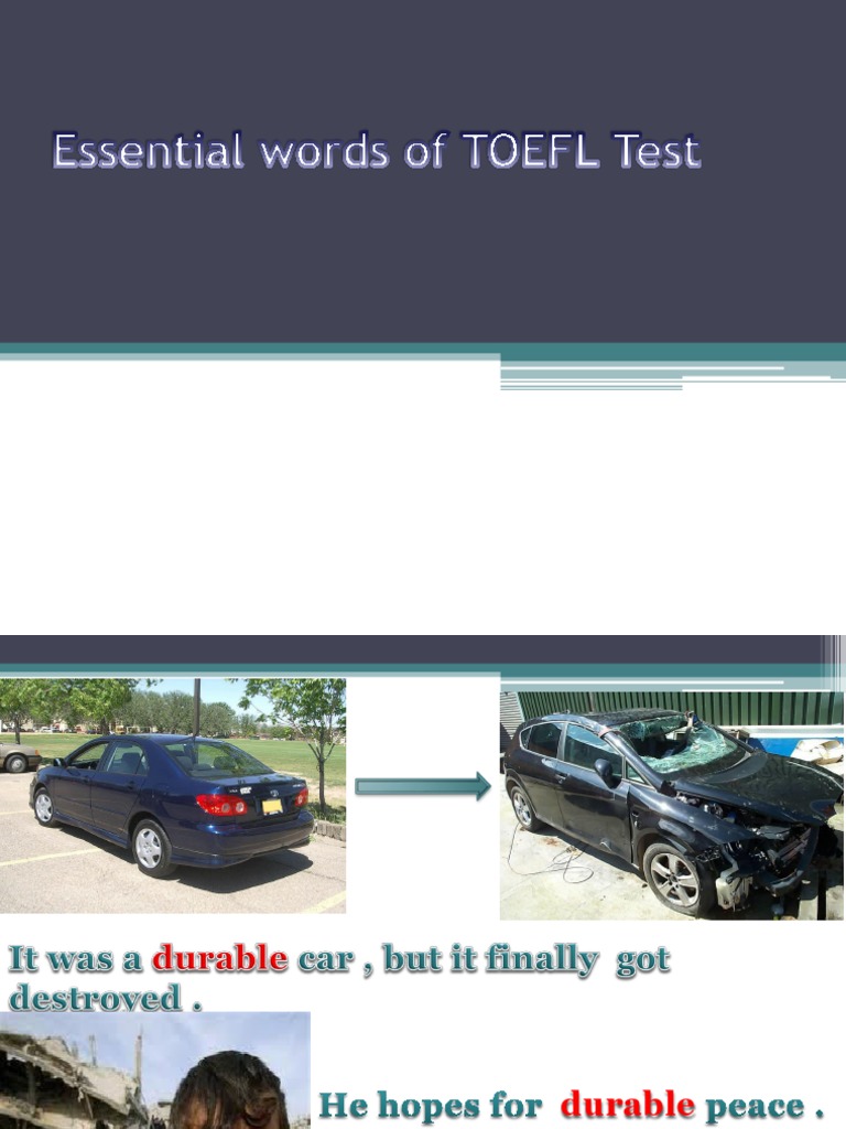 Toefl Essential Words | PDF