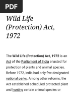 Wild Life (Protection) Amendment Act, 2022 | PDF | Cites | Government