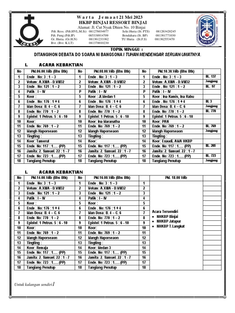 TGL 21 Mei 2023 | PDF