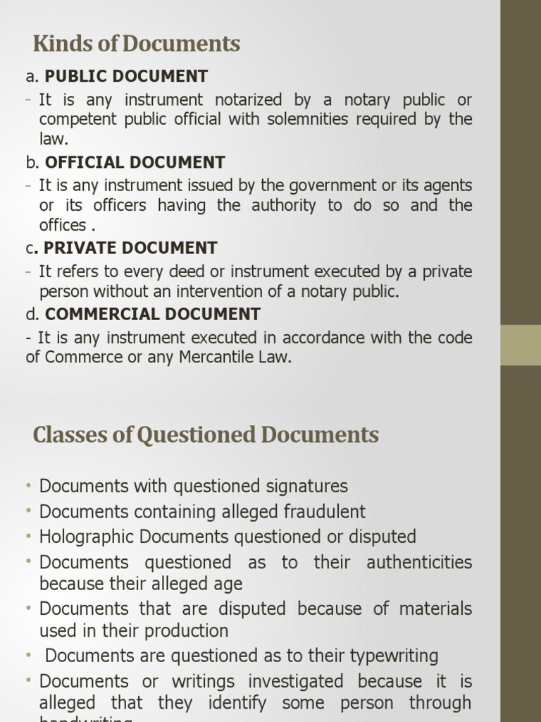 Understanding Document Types | PDF