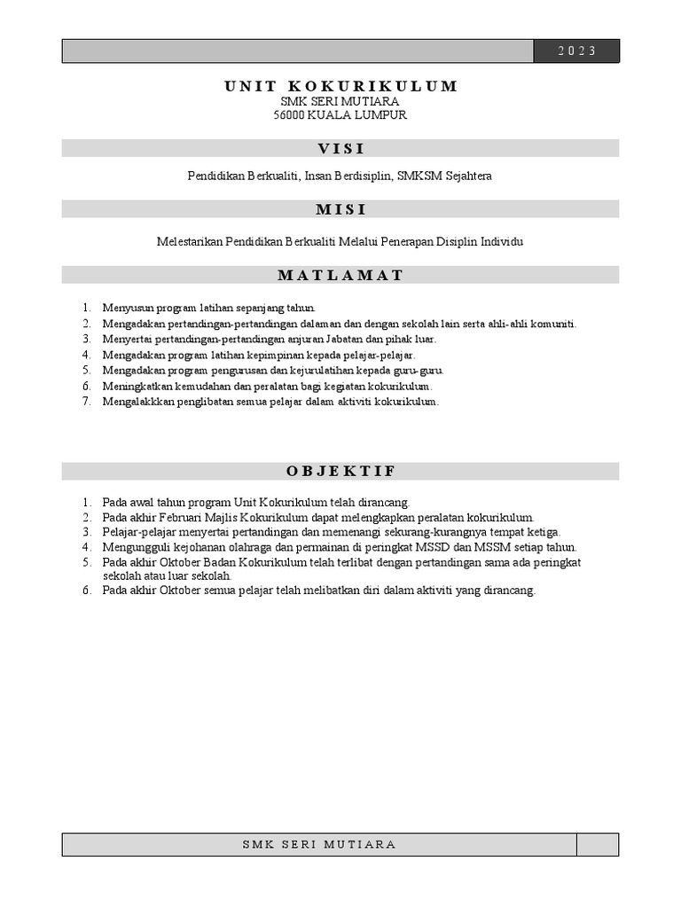 Template Buku Koku | PDF