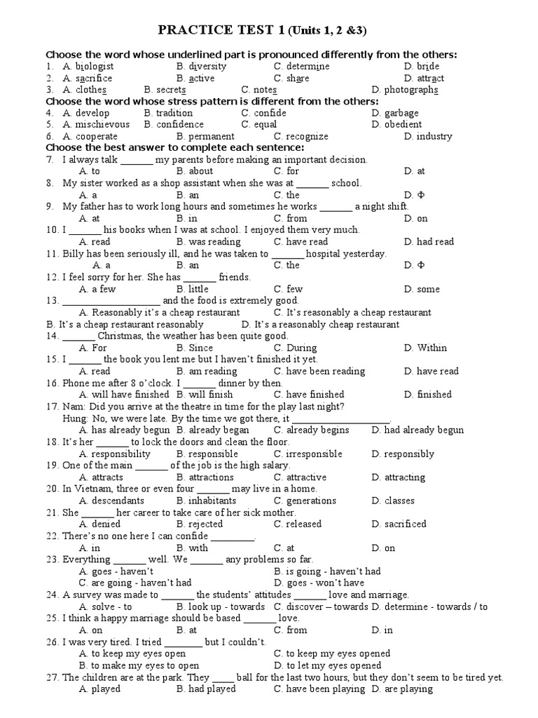 Practice Tests For Gcse Exam 2022 | PDF | Schools | Study Skills