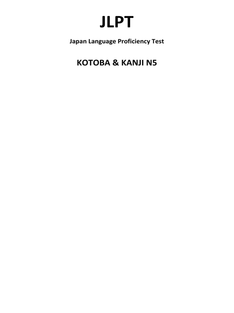 Kotoba&Kanji | PDF