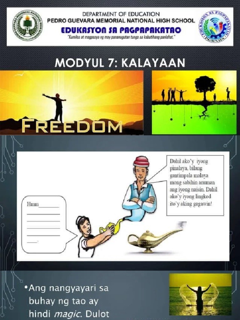 Esp 7 q2 Kalayaan | PDF