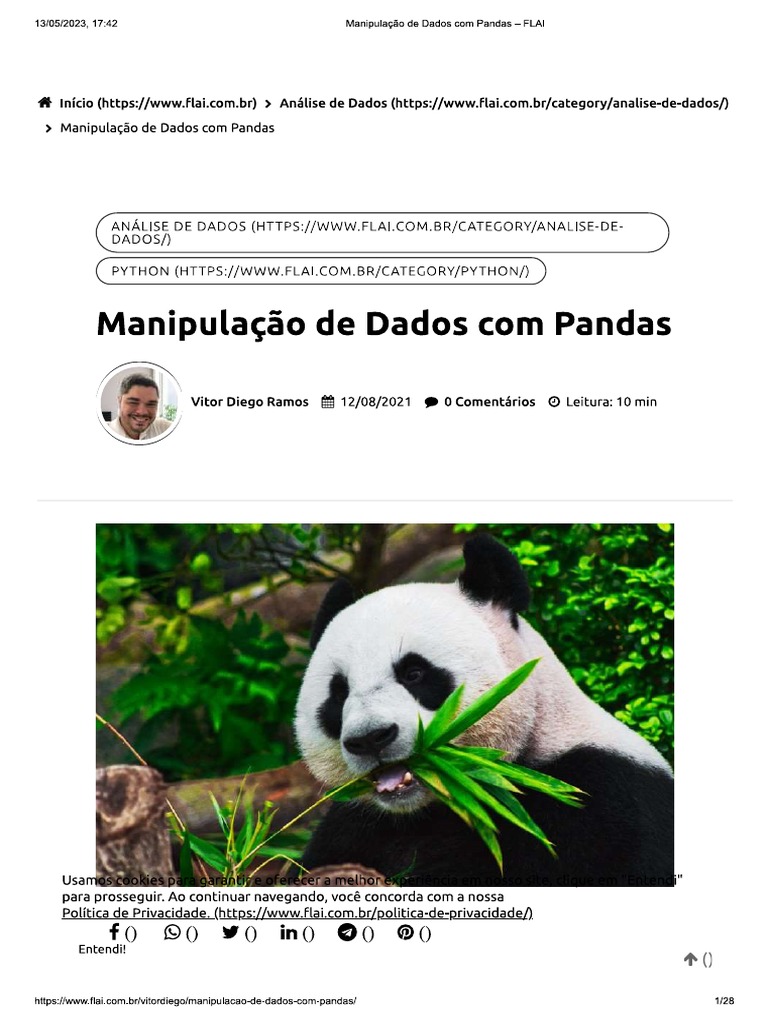 Manipulacao Dados Com Pandas | PDF