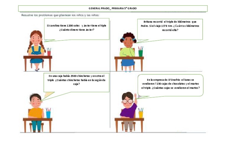 Ficha Agrupando, Luego Multiplicando | PDF
