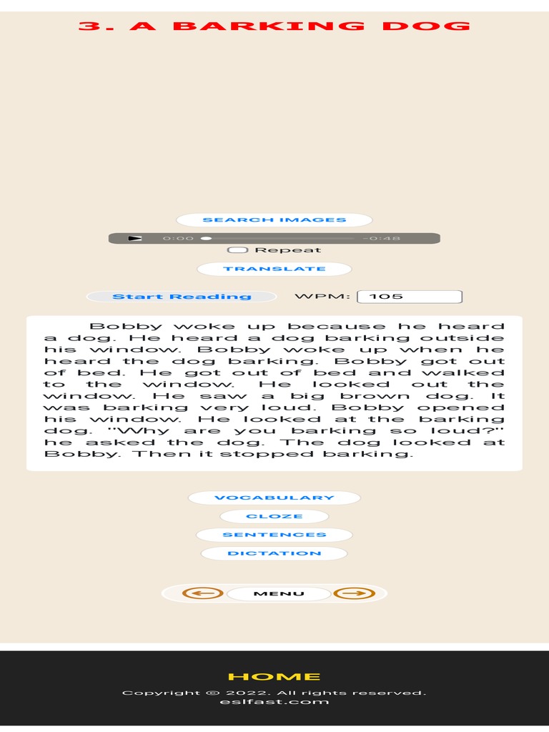 A Barking Dog | PDF