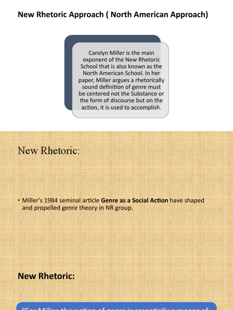 New Rhetoric Approach | PDF | Genre | Rhetoric