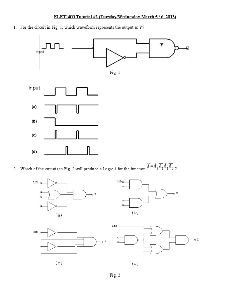 Digital Electronics - Tutorial #2 | PDF | Binary Coded Decimal | Computer Engineering