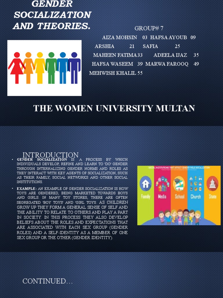Gender Socialization | PDF | Gender Studies | Gender