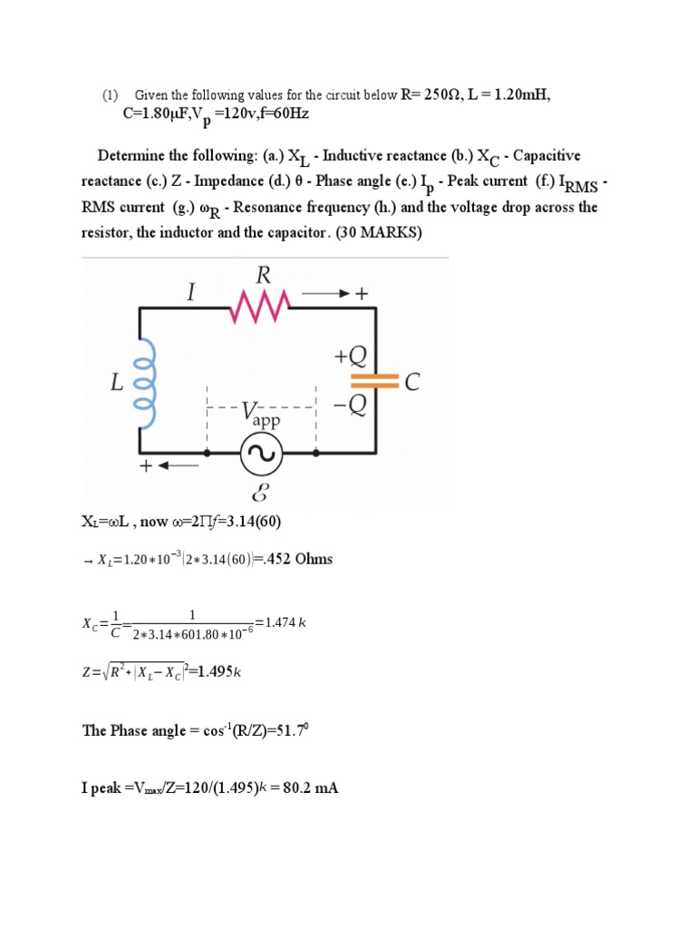 Exam3 Analog Solutions | PDF | Electrical Impedance | Electrical ...
