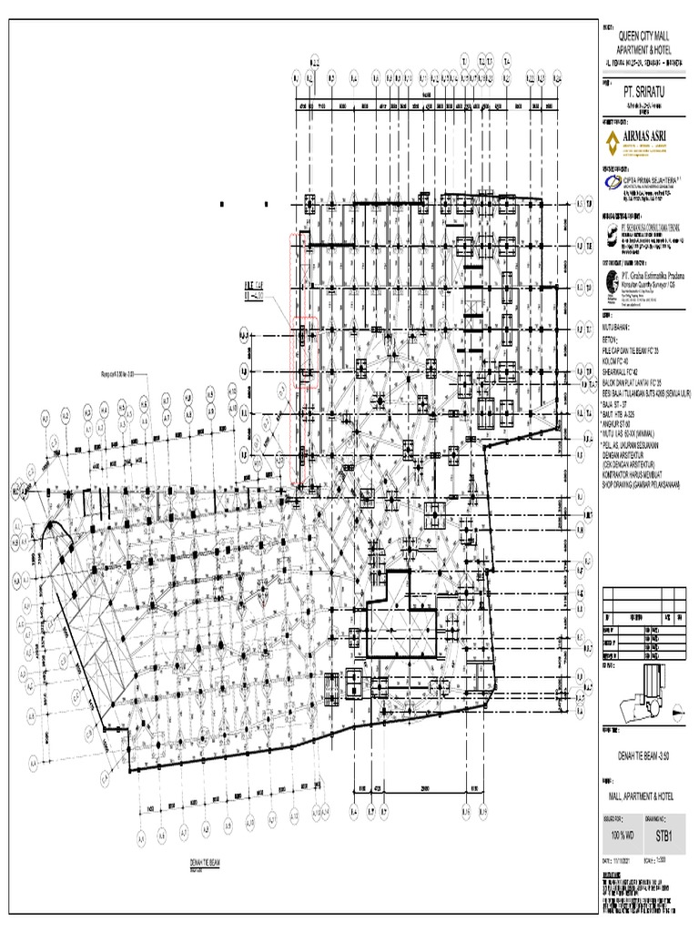 04.tiebeam, GWT, STP, Dinding Parapet | PDF 04.tiebeam, GWT, STP, Dinding Parapet | PDF