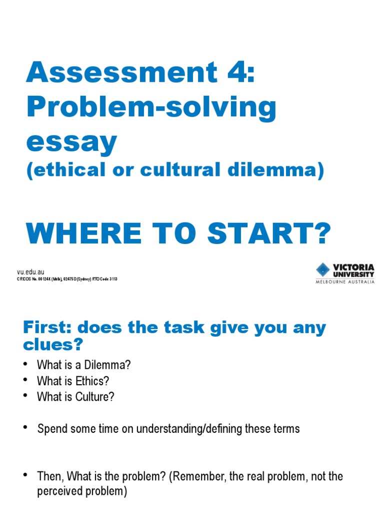 2 - Ethical Dilemma Essay - Initial Process | PDF