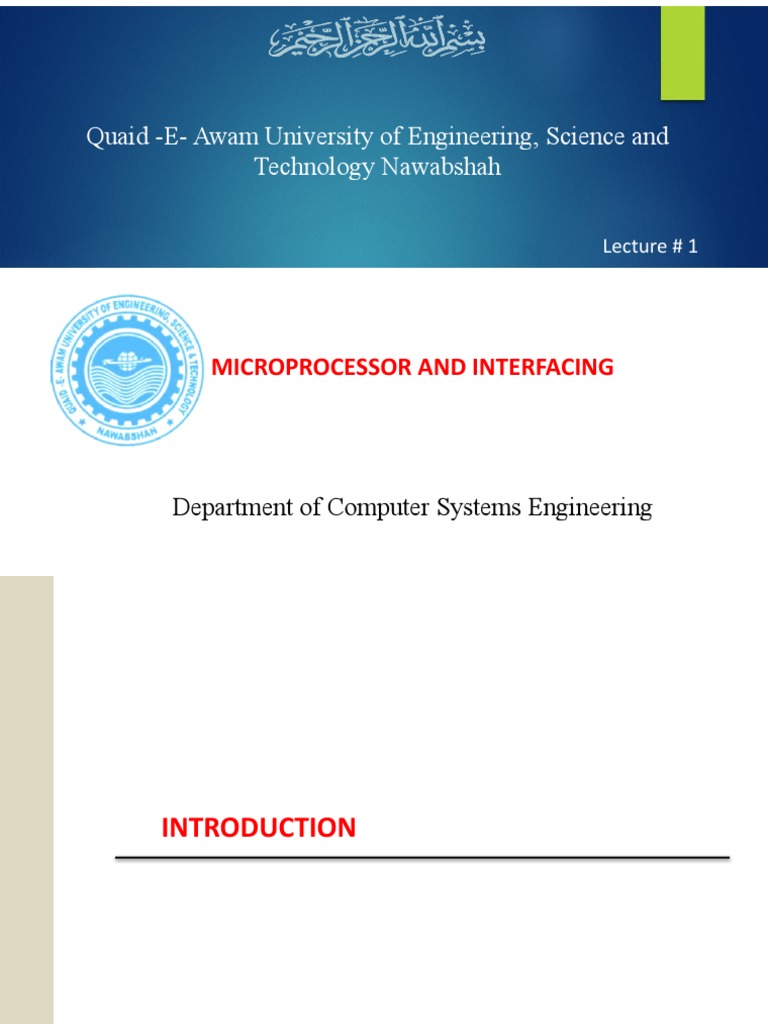 Microprocessor - Introduction | PDF | Computer Data Storage | Central Processing Unit