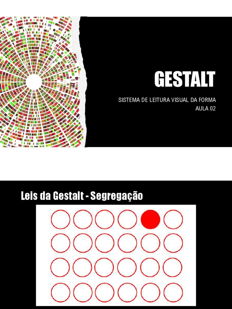 Aula 02 - Gestalt | PDF | Percepção | Imagem