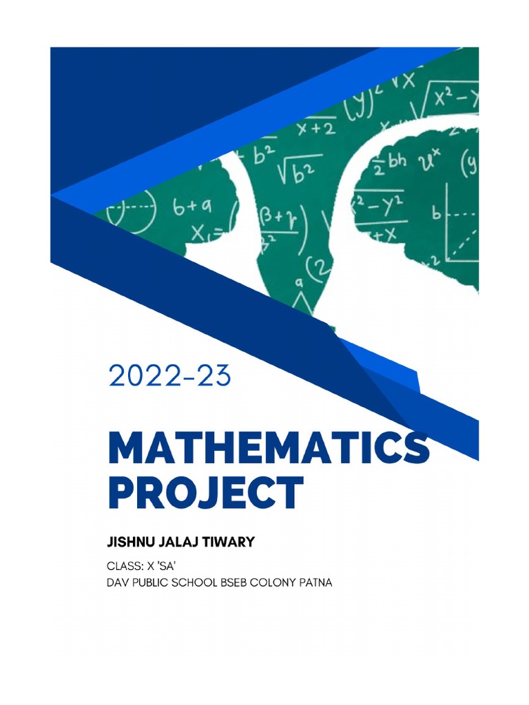 Maths Project | PDF
