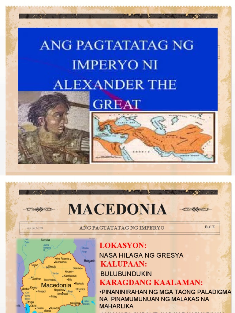 Ang Pagtatatag NG Imperyo | PDF