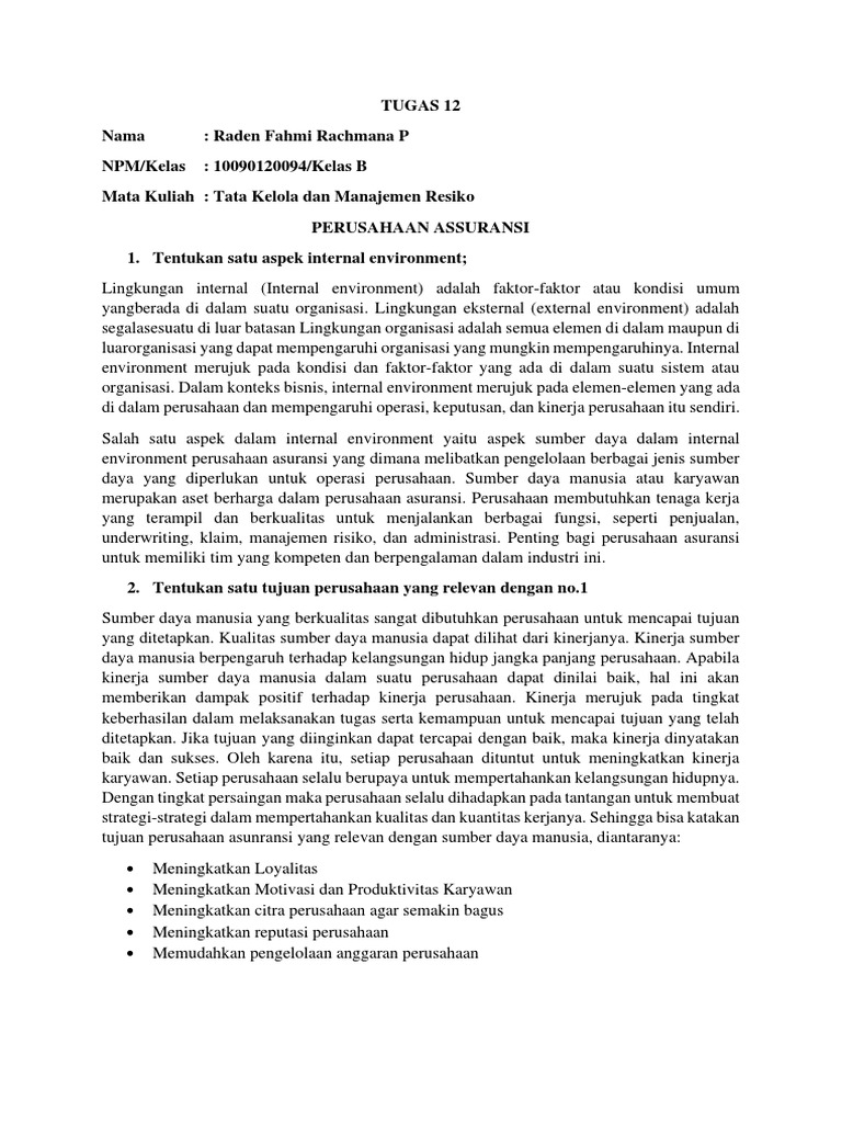 Tugas12 TAKOL 10090120094 RadenFahmi B | PDF