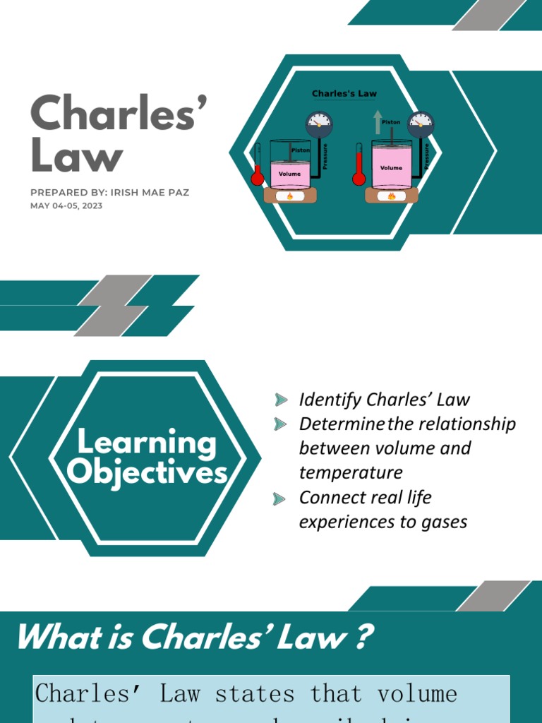 G10 Science Q4 - Charles' Law (Gas Law) | PDF | Gases | Temperature