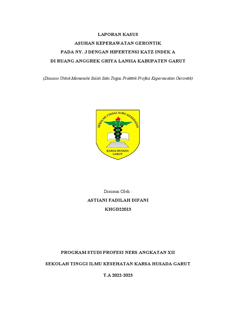 LK GERONTIK Astiani | PDF | Kesehatan Holistik