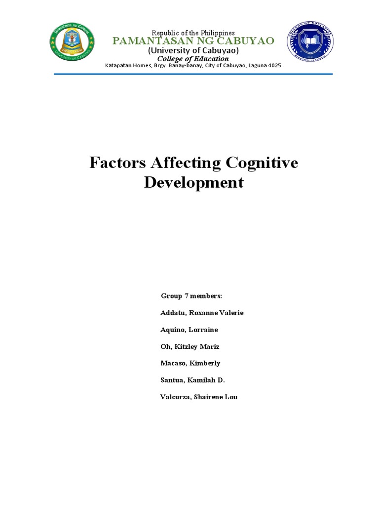 Ced101 Group 7 Narrative Midterm | PDF | Language Development | Cognitive Development
