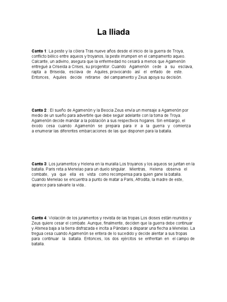 La Iliada | PDF | Ilíada | Héctor
