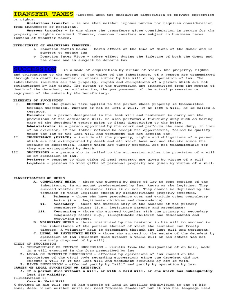 Tandayu Ass1-Bus - TransferTax | PDF | Will And Testament | Value Added Tax