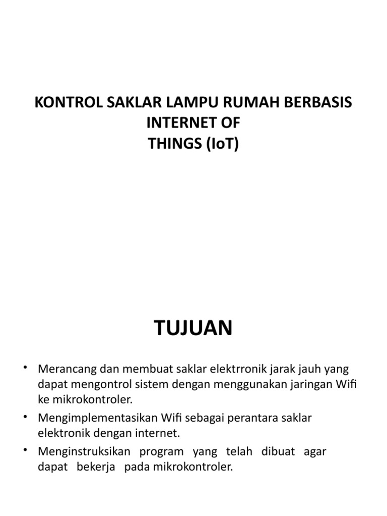 Projeck Saklar Brbasis Iot | PDF Projeck Saklar Brbasis Iot | PDF