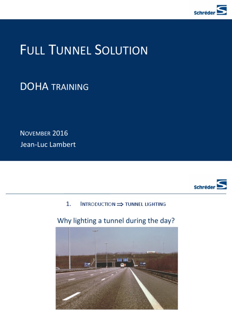Complete Tunnel Segment Approach | PDF | Lighting | Tunnel