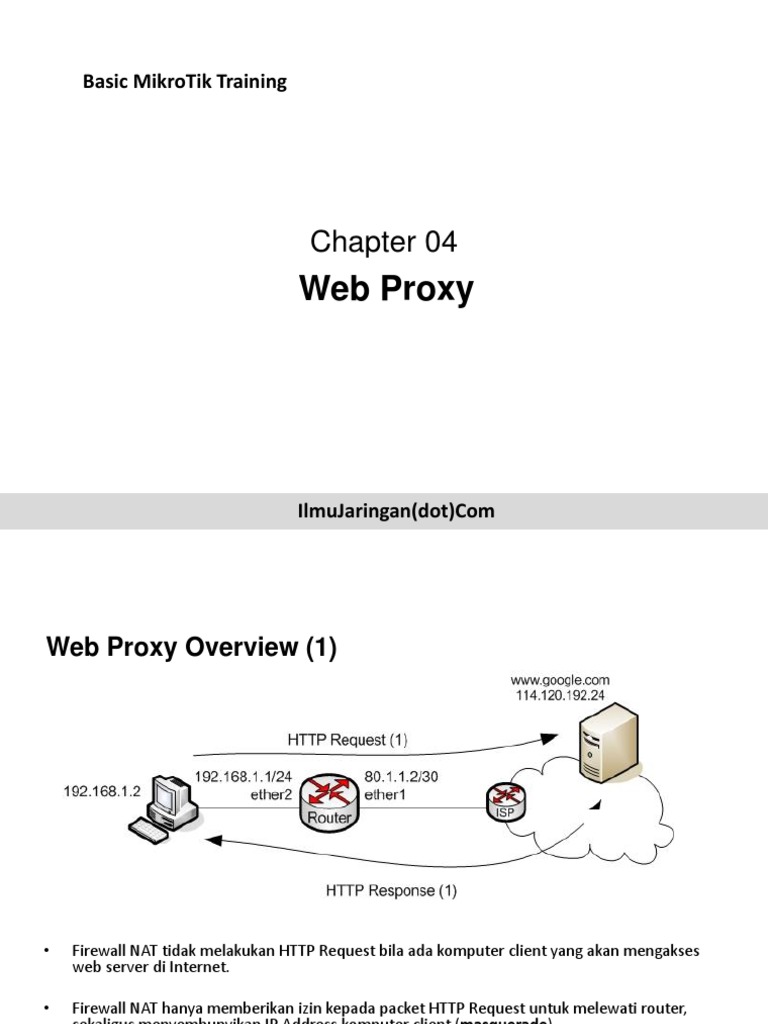 Chapter 04 - Web Proxy | PDF