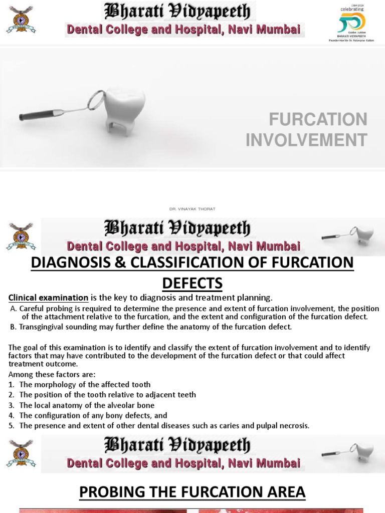 Furcation Involvement 11 | PDF | Periodontology | Health Care