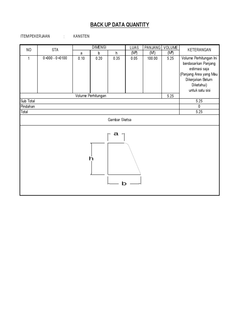 Back Up Data Kansten | PDF