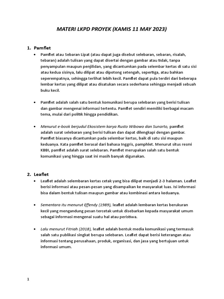 Materi LKPD Suara Demokrasi | PDF