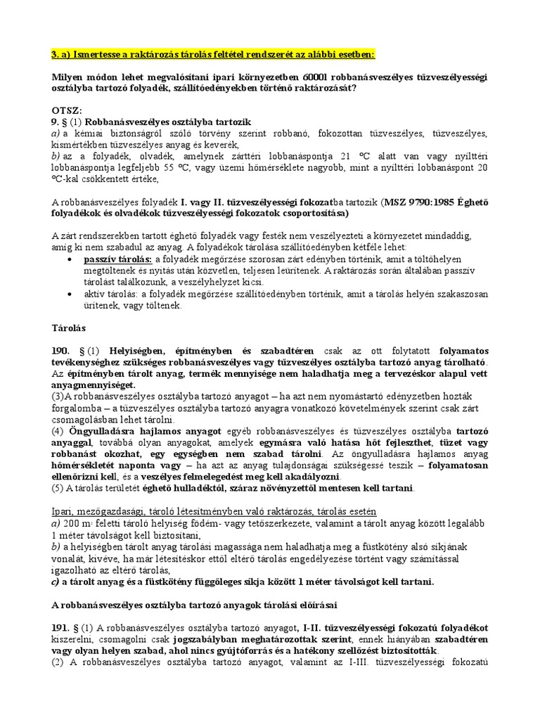 03a Tuz Elleni Vedekezes Szabó | PDF