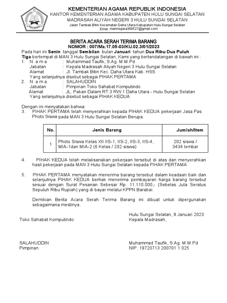 Contoh Bast | PDF
