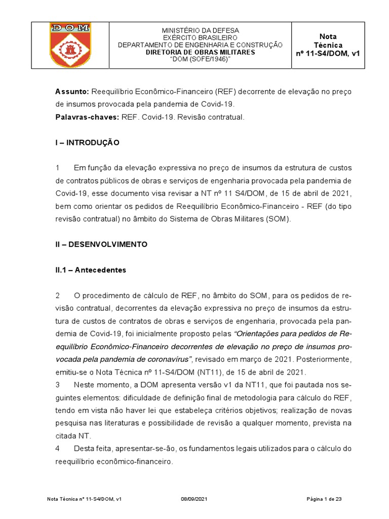 EXÉRCITO - CONFUSO, N'AO FIZ Exercito-Nt-11-S4dom-V1-Assinada | PDF