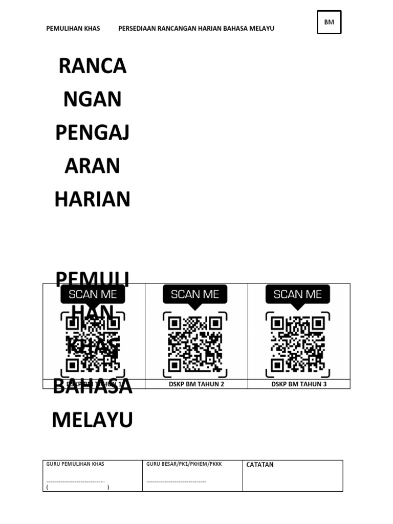 RPH BM Pemulihan Edited | PDF