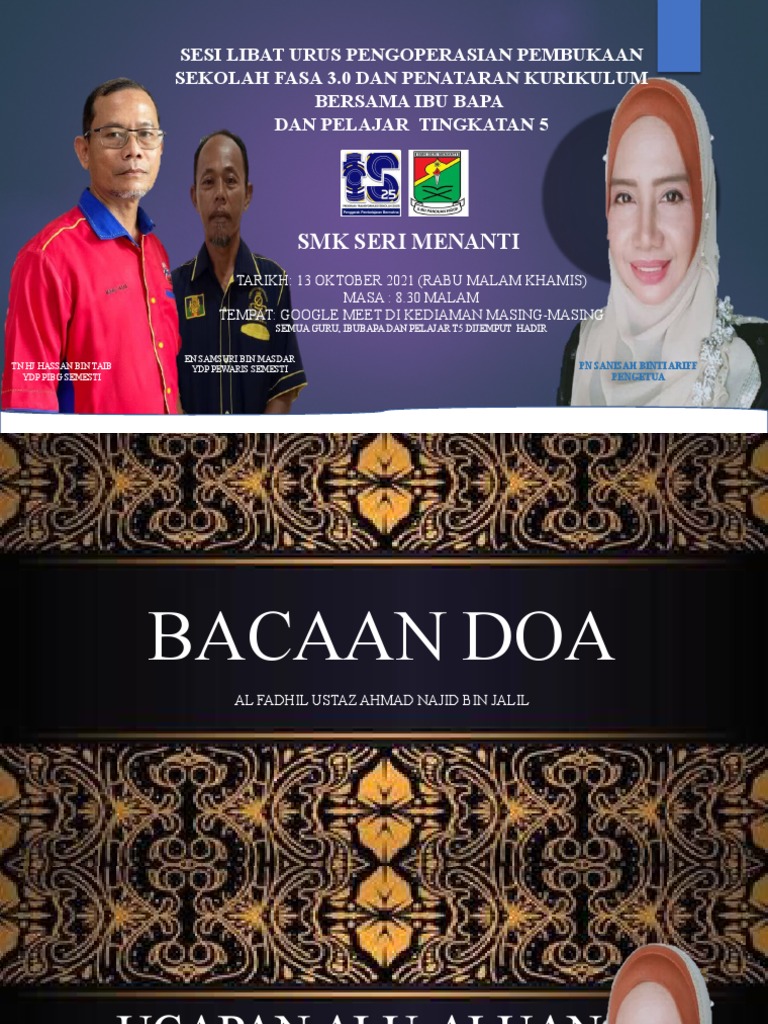 Sesi Libat Urus T5 Pembukaan Sekolah | PDF