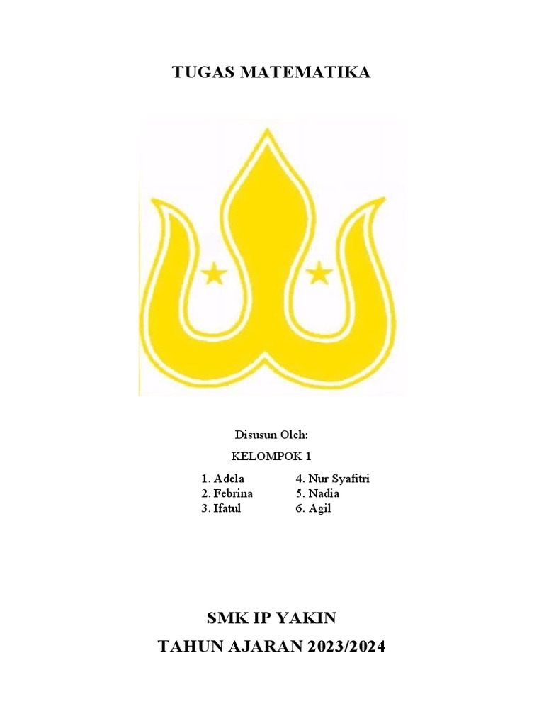 Tugas Matematika Kelompok 1 | PDF | Metode & Bahan Ajar Tugas Matematika Kelompok 1 | PDF | Metode & Bahan Ajar