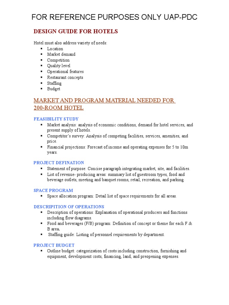 Design Guide For Hotels | PDF | Bar (Establishment) | Restaurants