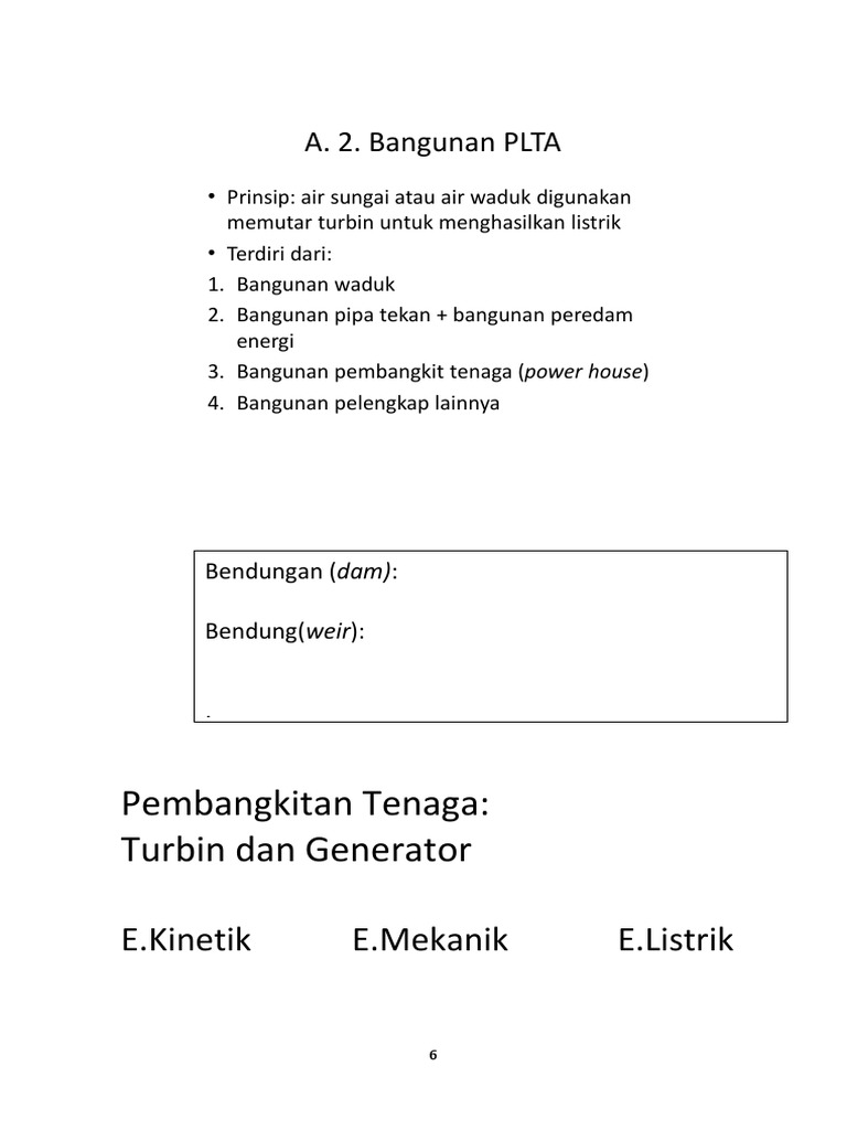 2-Bangunan PLTA | PDF