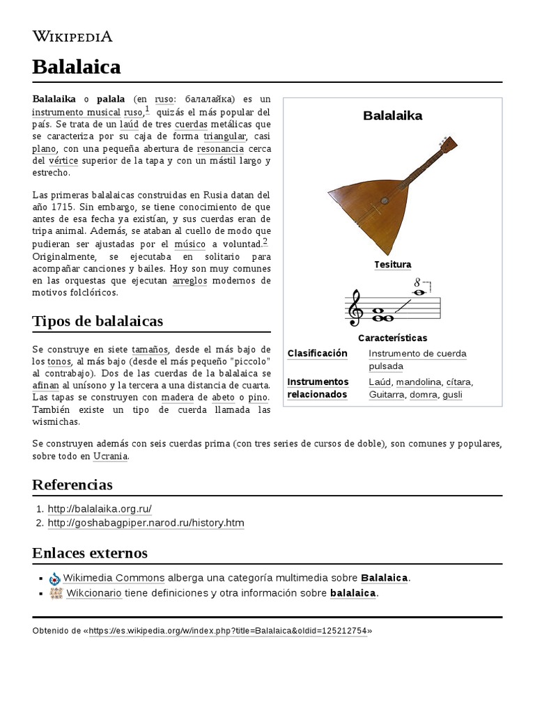 Balalaica | PDF