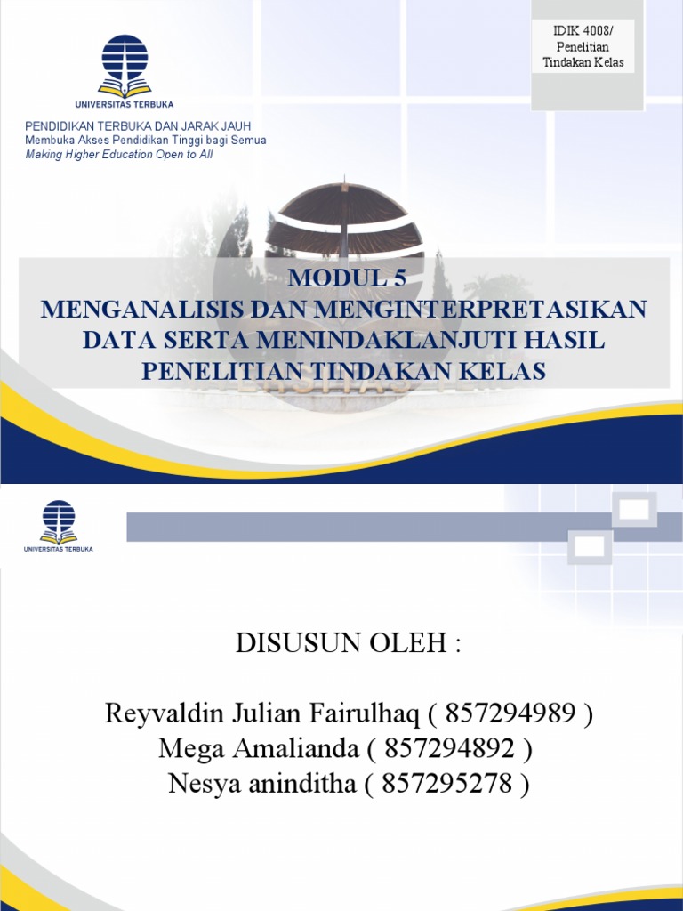 Penelitian Tindakan Kelas Modul 5 | PDF