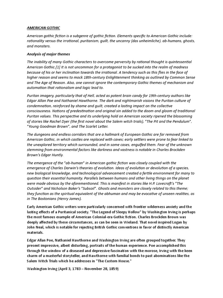 American Gothic | PDF