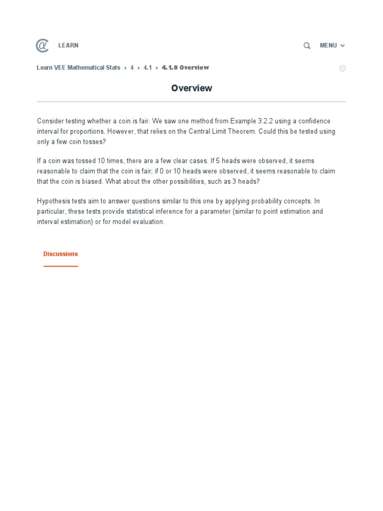 Intro To Hypthesis Testing Pdf 