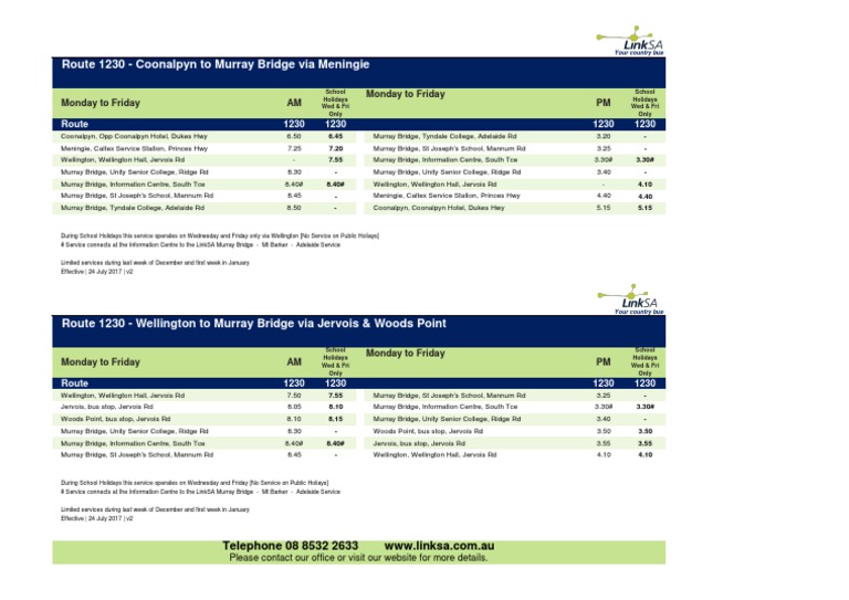 TT Route 1230 CNLPN MBG Via MEN WEL | PDF