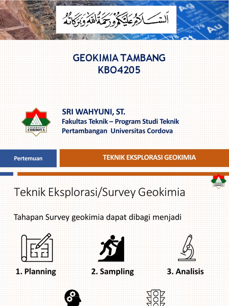 Pertemuan Teknik Eksplorasi Geokimia | PDF