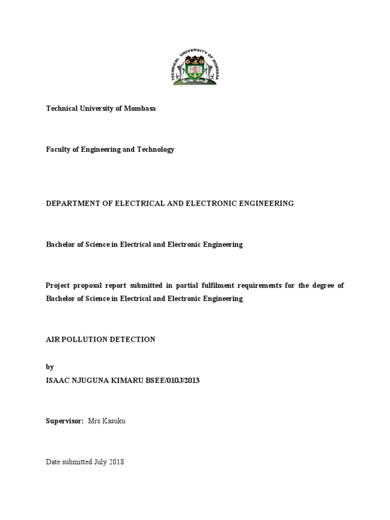 Research Proposal On Air Pollution Detection Using Digital Images | PDF ...