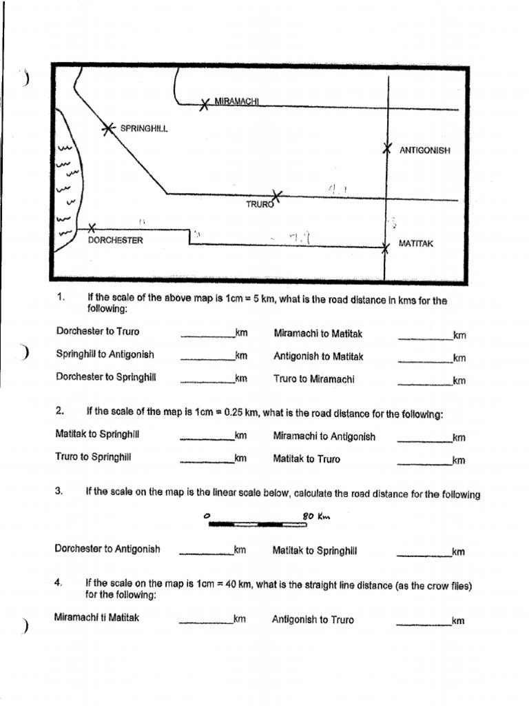 Calculating Road Distances | PDF