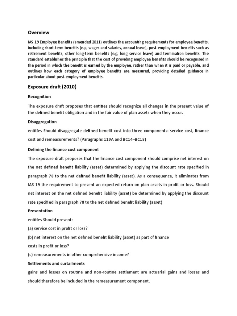 IAS 19 Data PDF Defined Benefit Pension Plan Fair Value